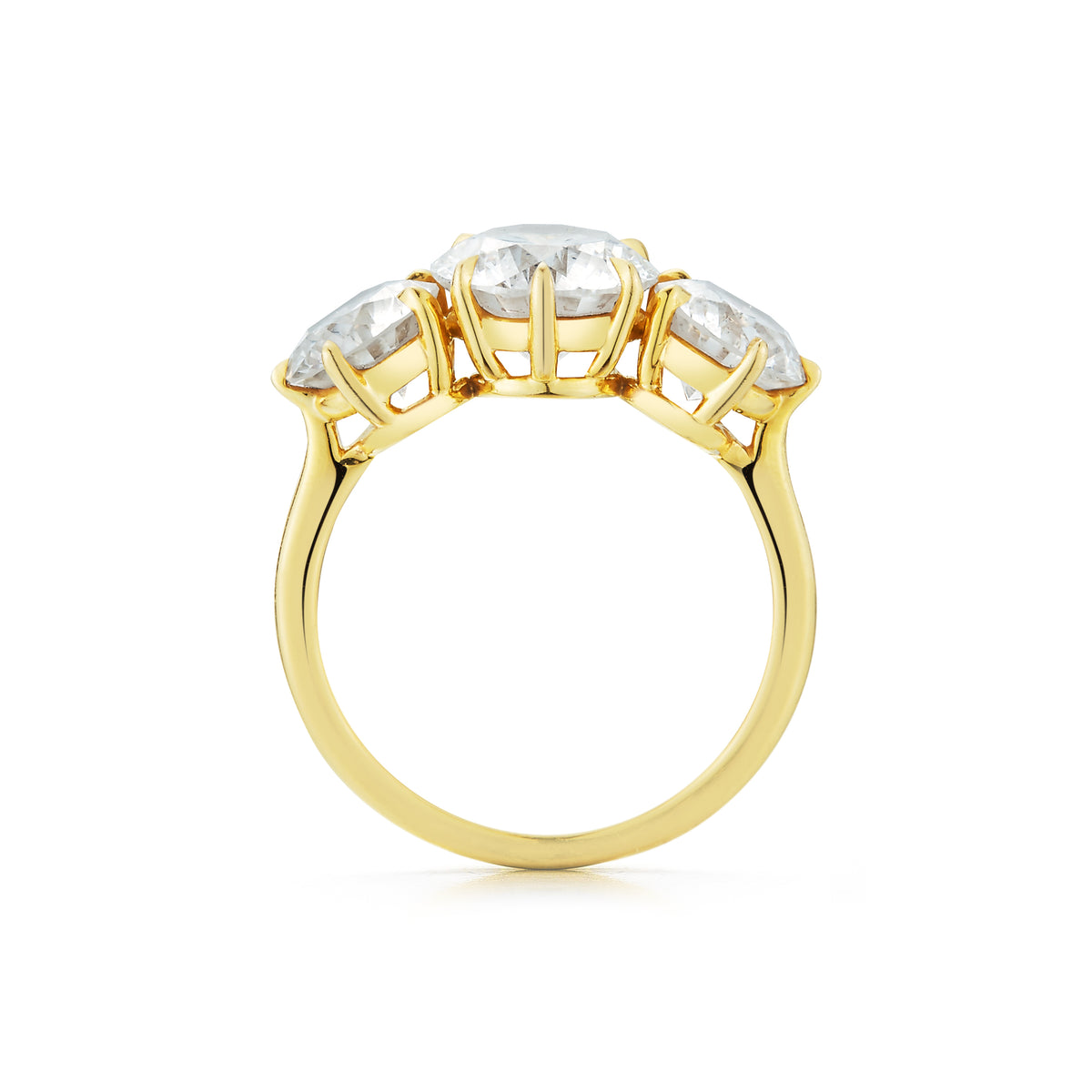 Three Stone Engagement Ring – Finn