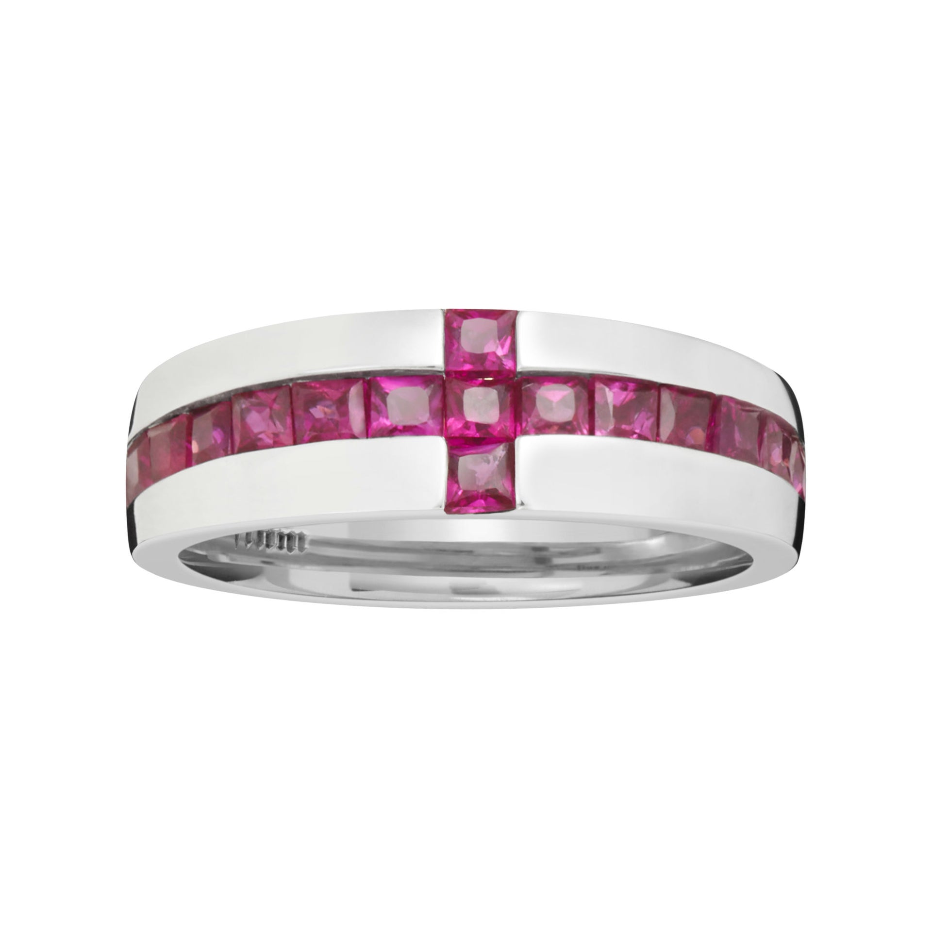 RUBY CROSS PINKY RING – Finn